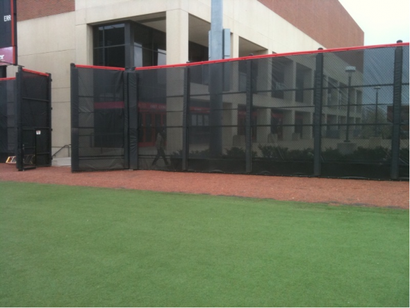 outfield fence screen baseball windscreen - Midwest Cover