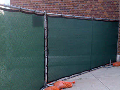 Construction Windscreen - Midwest Cover - Fence Screen, Netting, Padding