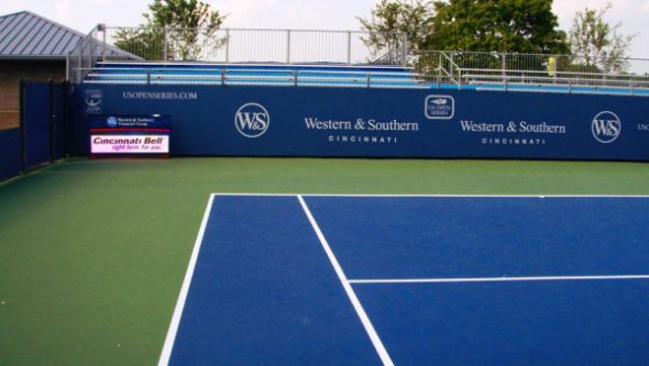 Repeat Multiple Logos On Fence Screen - Midwest Cover