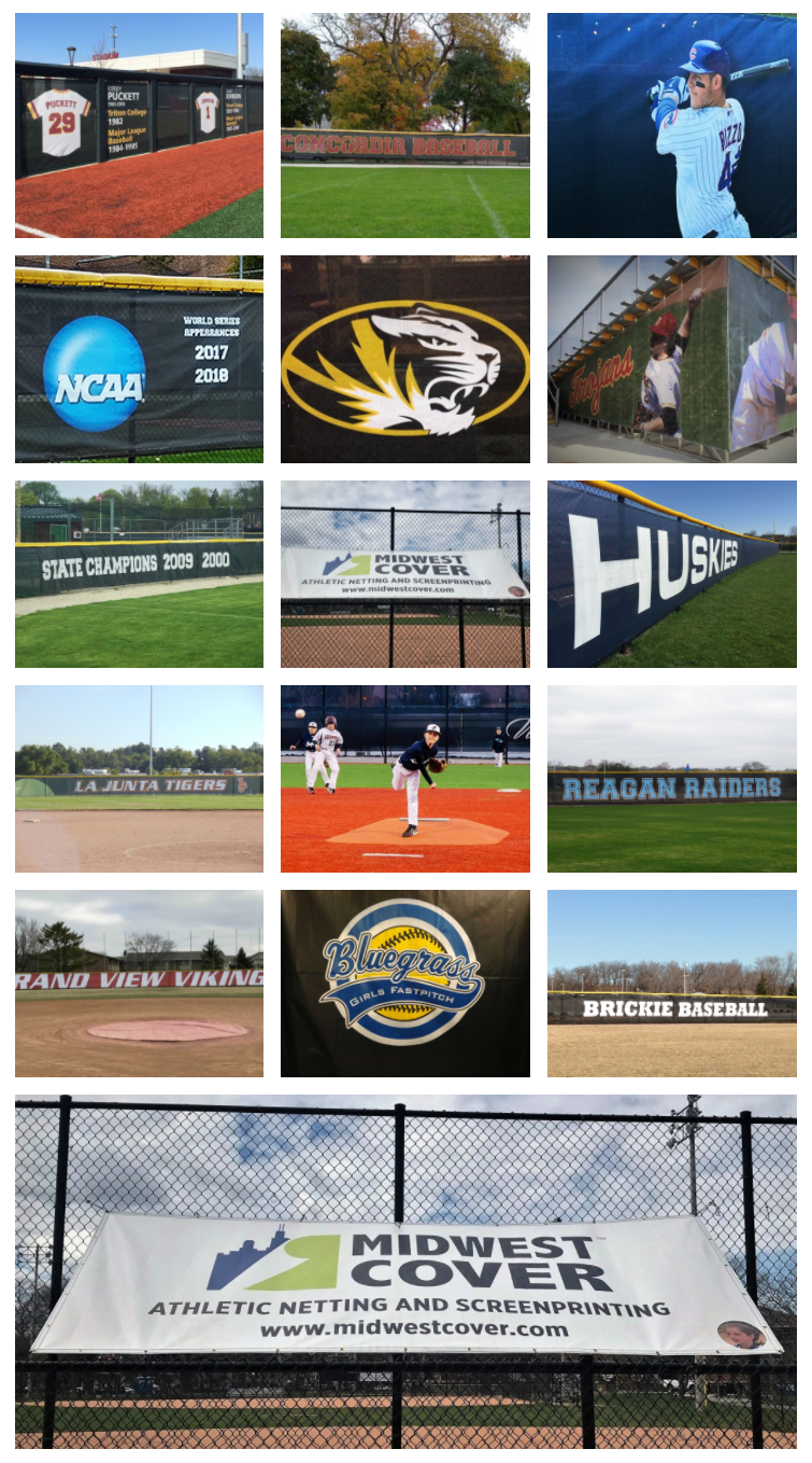 See Updated Baseball Windscreen Gallery - Midwest Cover