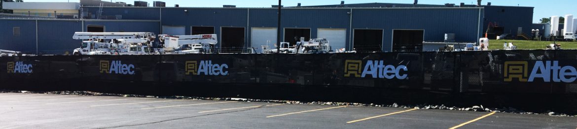 New Project: Construction Fence Screen With Logos - Midwest Cover