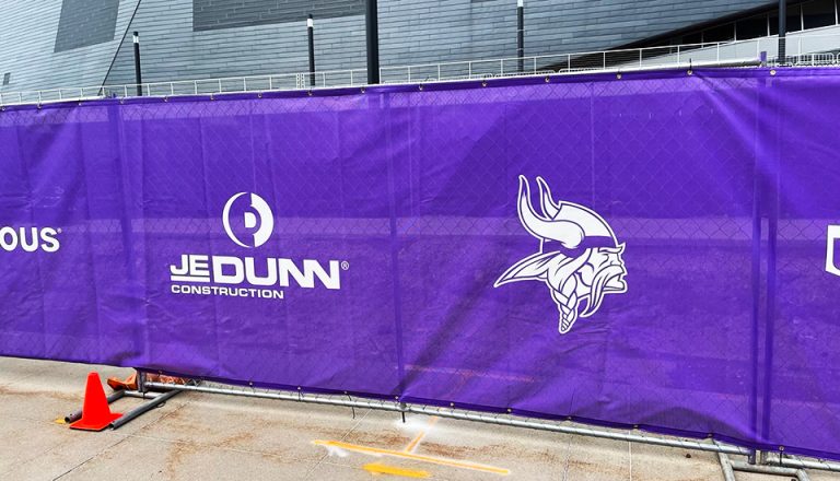 Recent Project: Printed Construction Windscreen - Midwest Cover